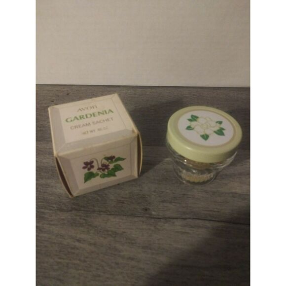 Avon | Holiday | Vintage Avon Gardenia Cream Sachet Partially Full With ...